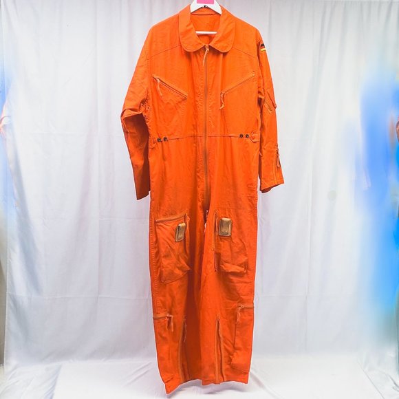 U.S. Army | Pants | Vintage Military Jumpsuit Orange Flight Suit L ...